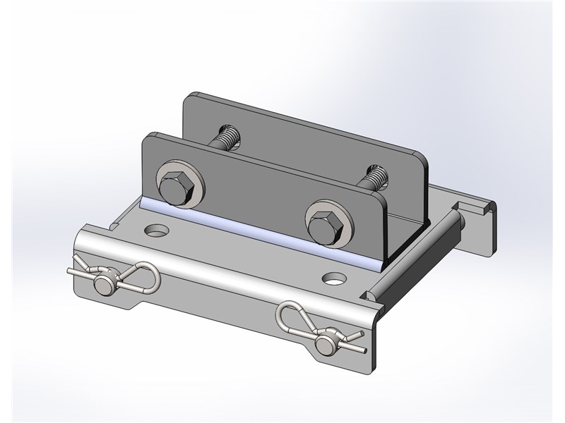 Caster Pad with Hardware for Single & Dual-PRO Wheels | Cyclone Rake