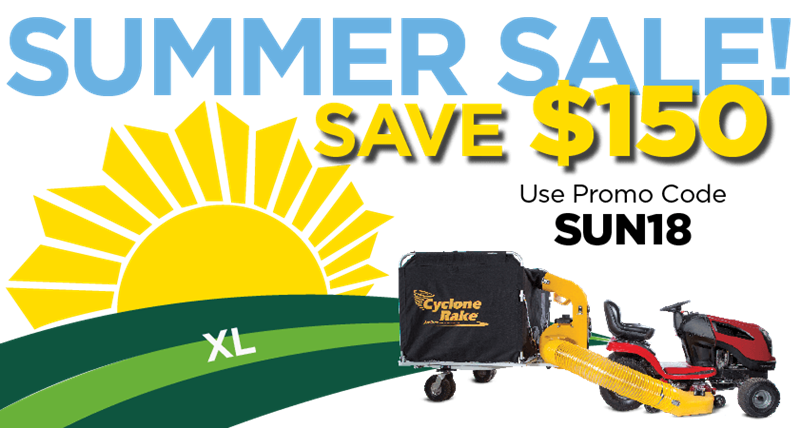 Cyclone Rake XL - Leaf & Lawn Vacuum | Cyclone Rake