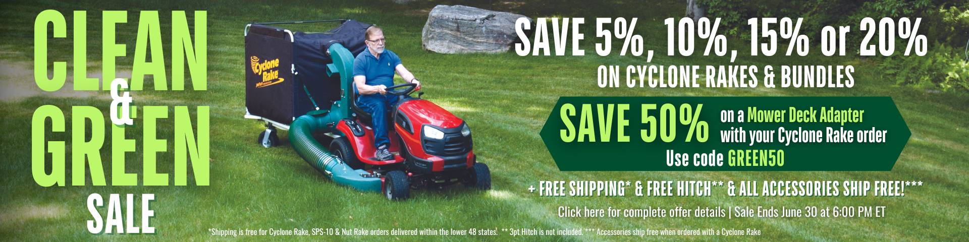 America's #1 Lawn and Leaf Vacuum | Cyclone Rake