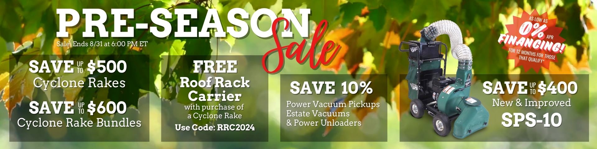 America's #1 Lawn and Leaf Vacuum | Cyclone Rake